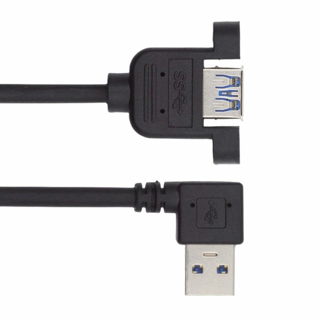 Кабель usb type c , Соединительная шина USB3.0 с ушками может быть закреплена на 30 см-правый изгиб