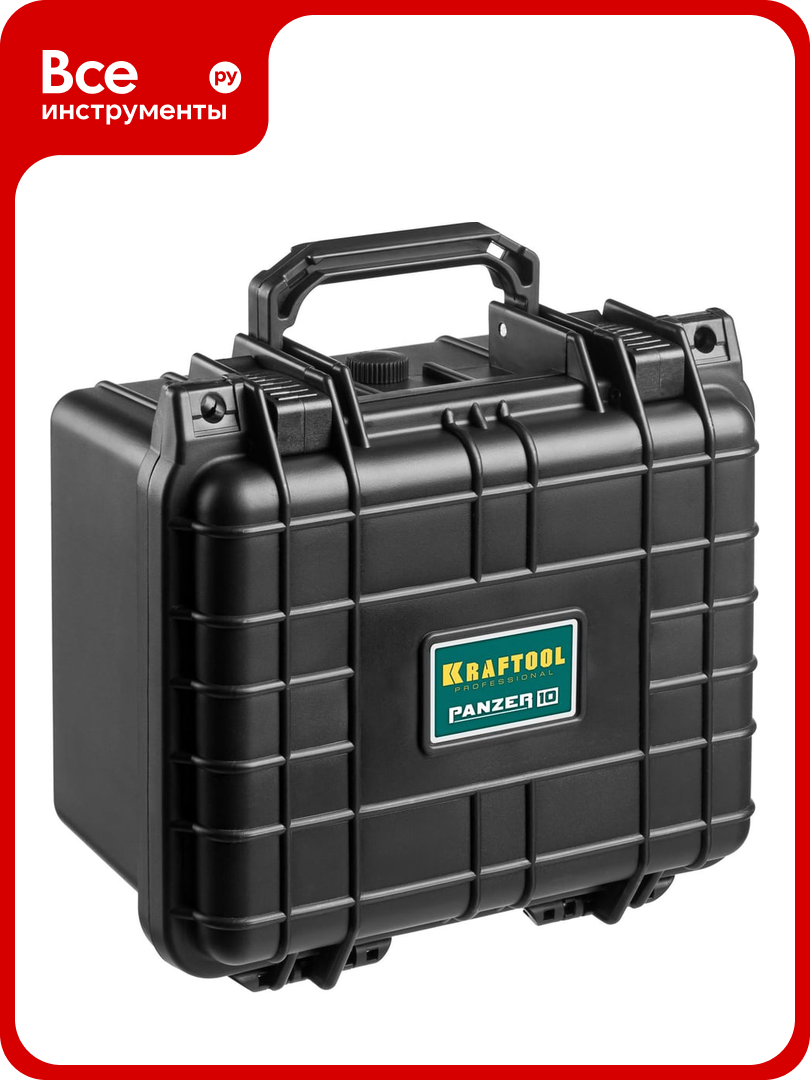 Ударопрочный пластиковый ящик KRAFTOOL Panzer степень защиты IP55, 10 38251-10, для сохранности