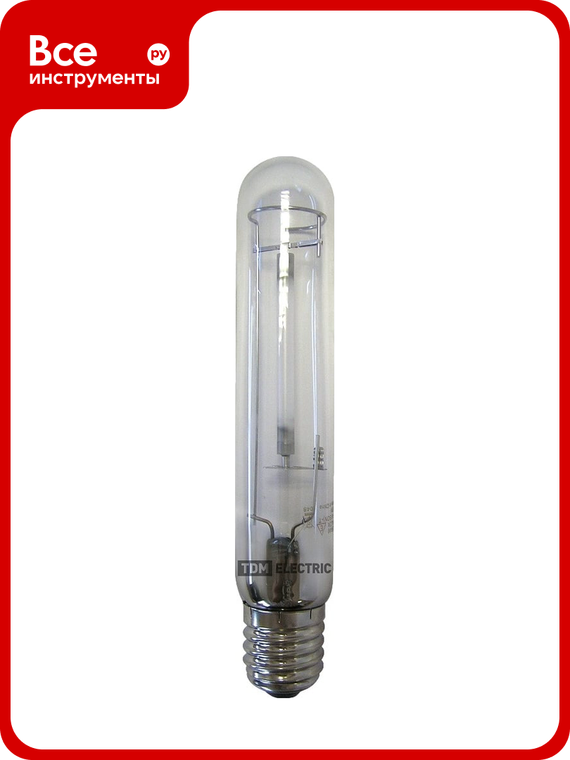 Натриевая лампа высокого давления TDM ELECTRIC ДНаТ 100 Вт Е40 SQ0325-0027, 100