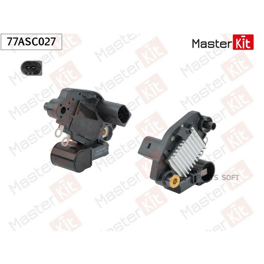 MASTERKIT 77ASC027 77ASC027 Регулятор напряжения генератора\ SKODA FABIA ()