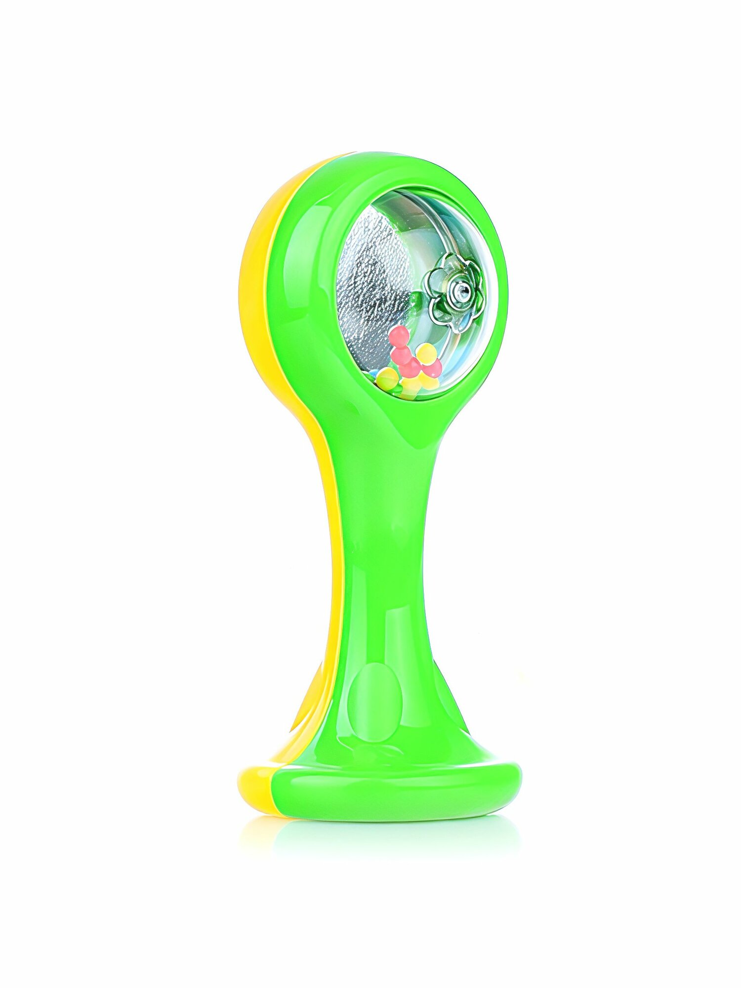 Детские маракасы, развивающая музыкальная игрушка для малышей, шумовой музыкальный инструмент, развитие мелкой моторики и слухового восприятия, 5 х 12 см.