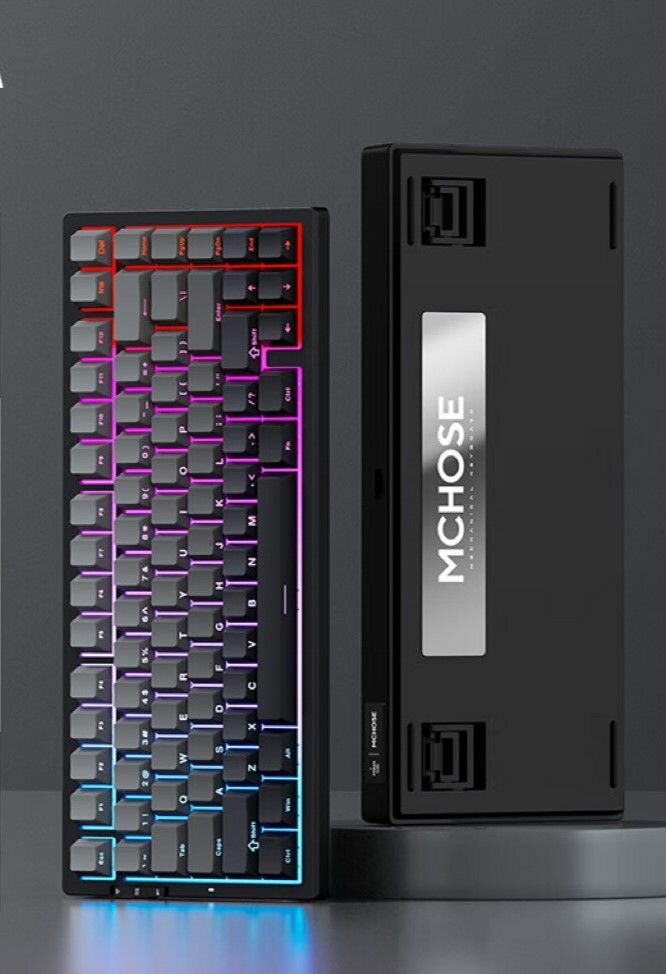 MCHOSE G75 PRO беспроводная механическая клавиатура русская раскладка Matcha Latte Switch V2 черное