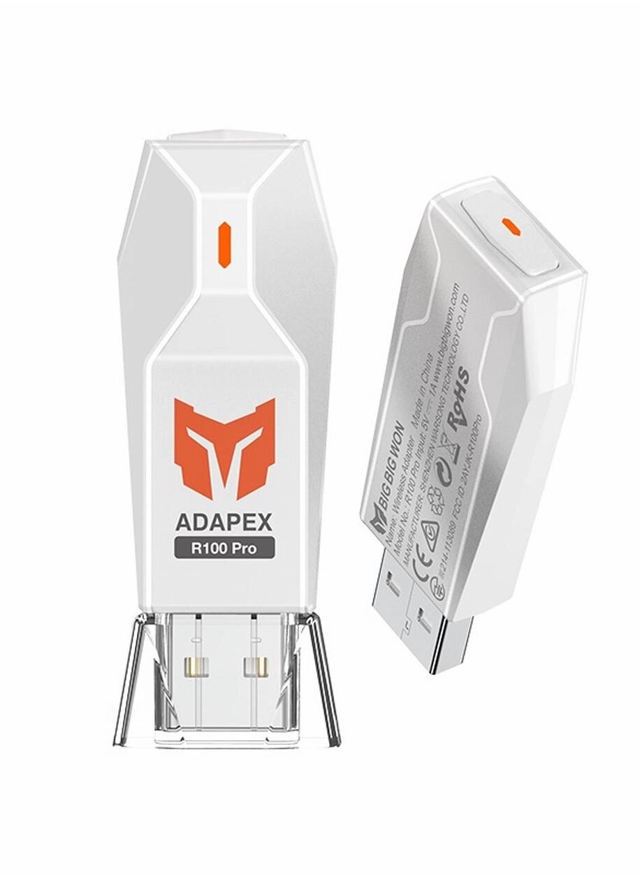 Беспроводной адаптер BIGBIG WON R100 Pro приемник для геймпадов Nintendo Switch win 10 PS4 PS5 XBOX One Series S/X