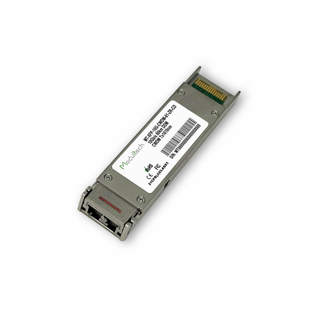 Модуль XFP CWDM 10 Гбит/с, 80 км, 1610 нм, SMF, LC