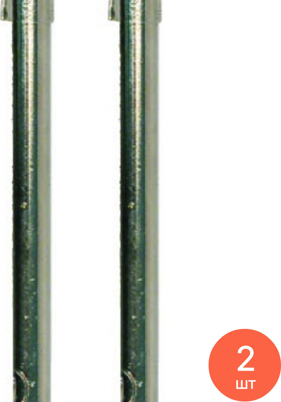 Сверло 888 по стеклу и кафелю, шестигранный хвостовик, из инструментальной стали, диаметр 3мм, длина 56мм / оснастка (комплект из 2 шт)