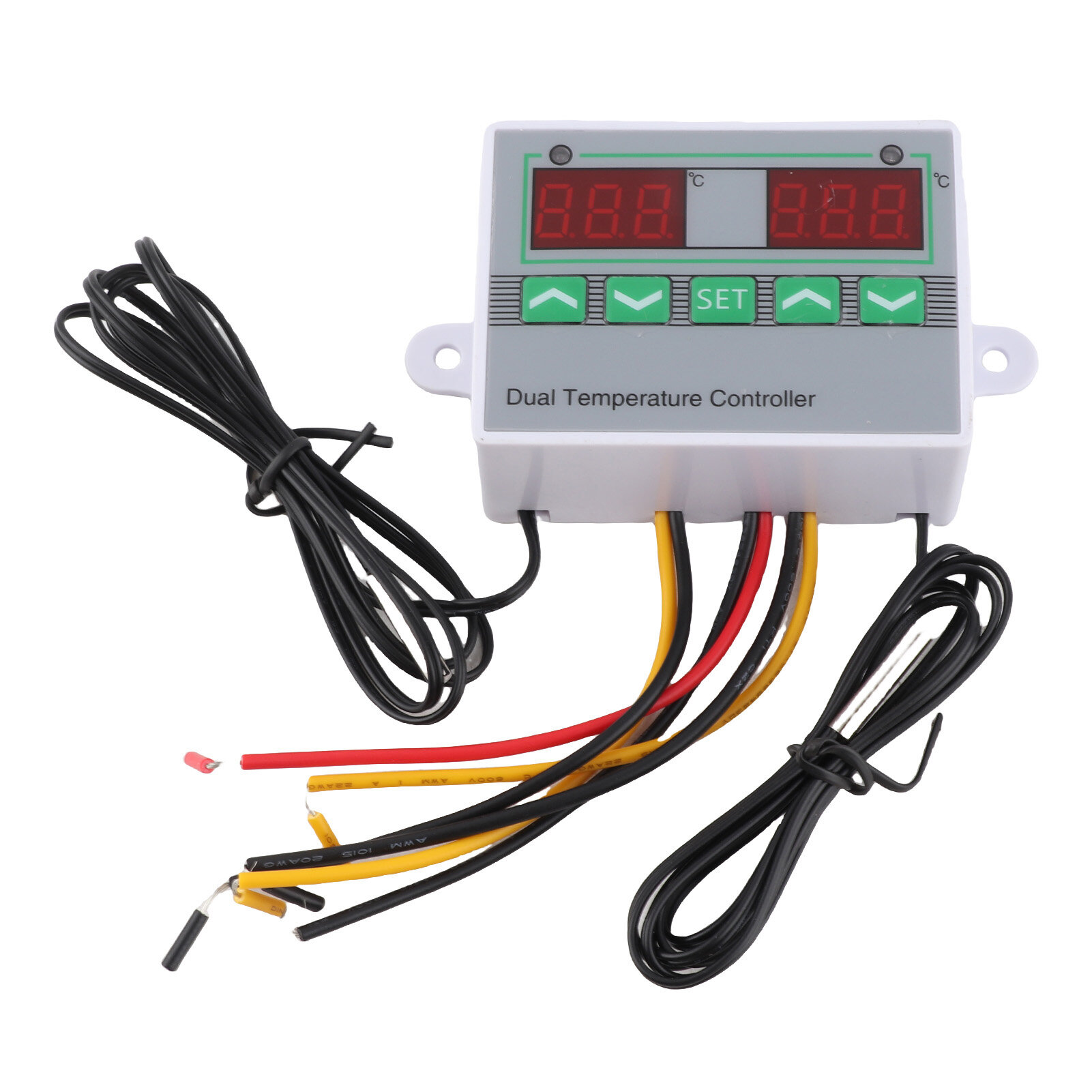 ZFX-ST3012 Интеллектуальный цифровой контроллер температуры Двойной дисплей Электрический микрокомпьютер термостат (220 В)