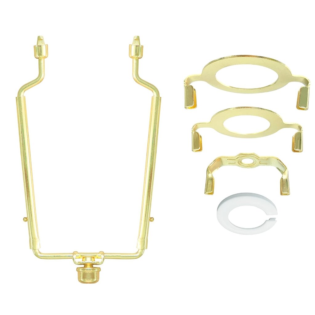 Декоративная головка лампы в тон осветительным аксессуарам зажим для лампы декоративный колпачок кронштейн для рожка настольной лампы-золото