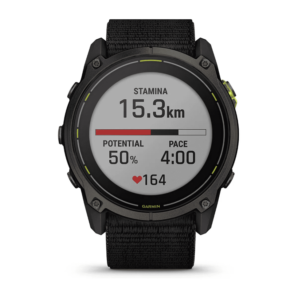 Часы Garmin Enduro 3 51 мм Solar Sapphire Carbon Gray DLC Titanium / Black UltraFit Nylon Strap 010-02751-01