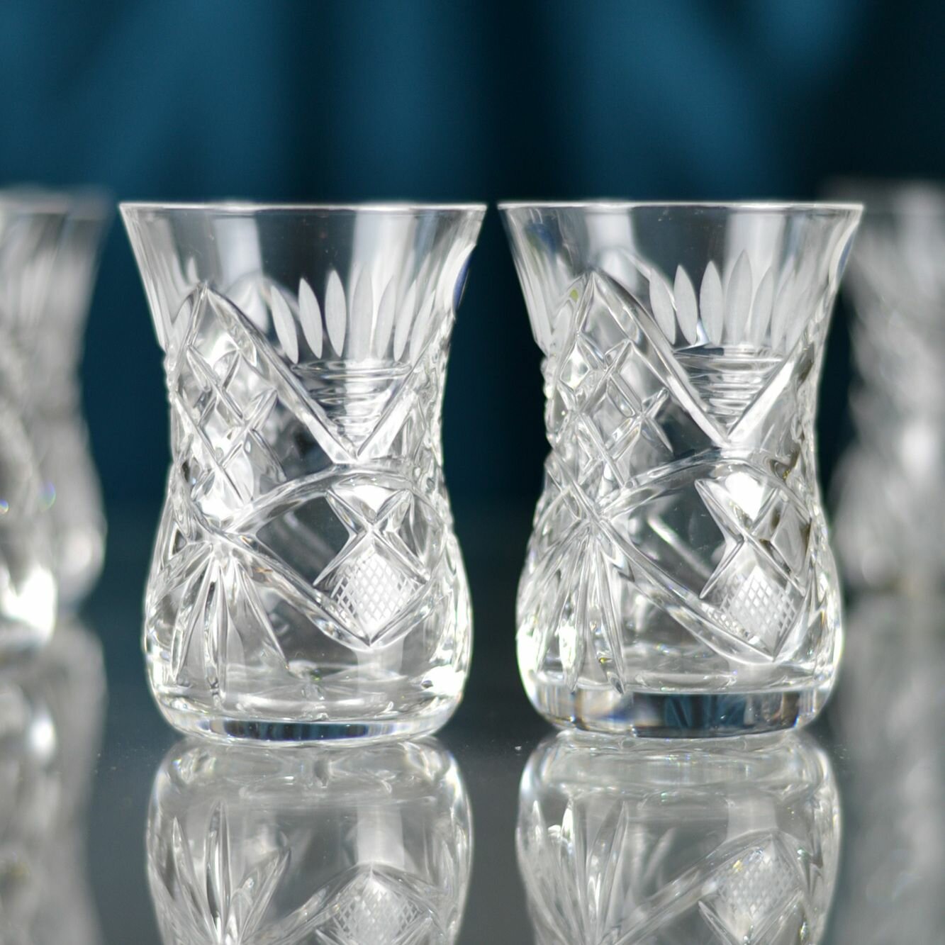 Стаканы хрусталь Неман стеклозавод набор 6 шт, 100 мл, (8845 900/121) для коктейлей, виски, напитков, вина