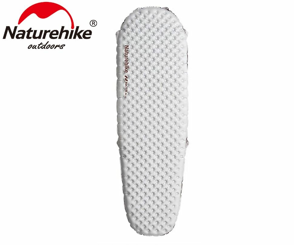 Спальный коврик Naturehike CNH22DZ016 Tuye5.8, овальный, серебряный (размер M: 183x58x7 см)