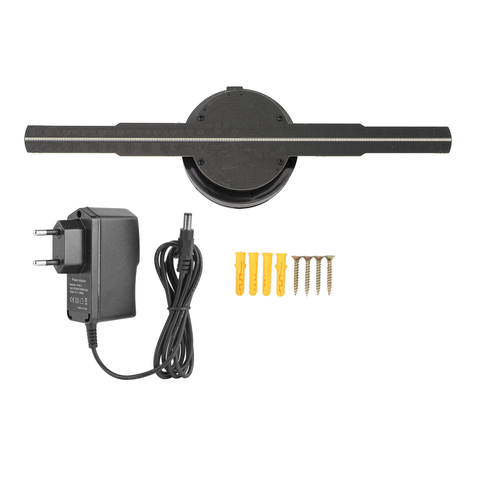 3D Hologram Fan Professional 256 Light Beads Высокое разрешение поддерживает Wi -Fi App 3D рекламная машина для бизнес -магазина.