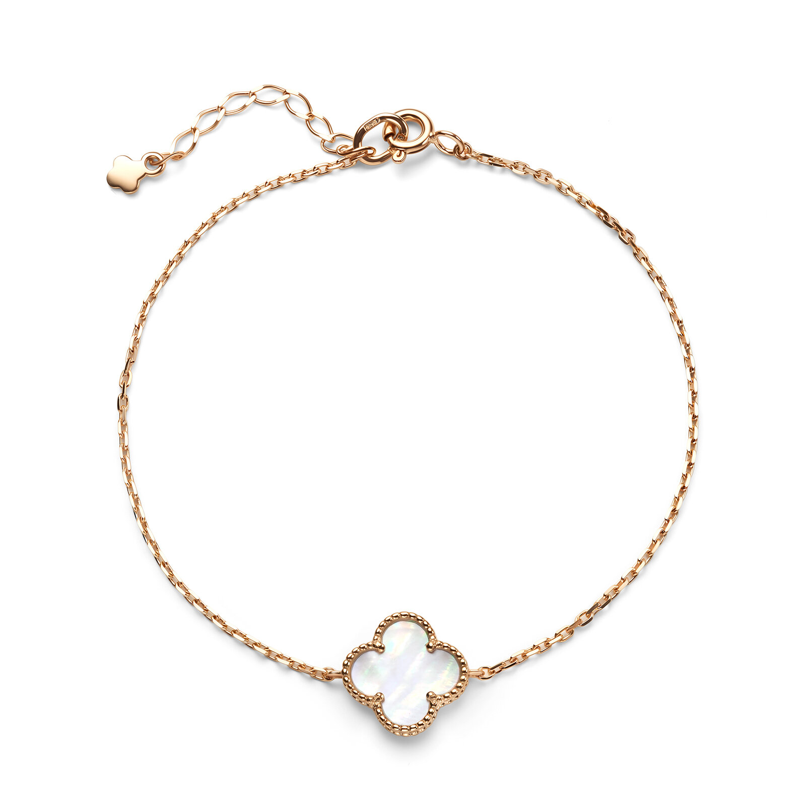 Браслет-цепочка, красное золото, 585 проба