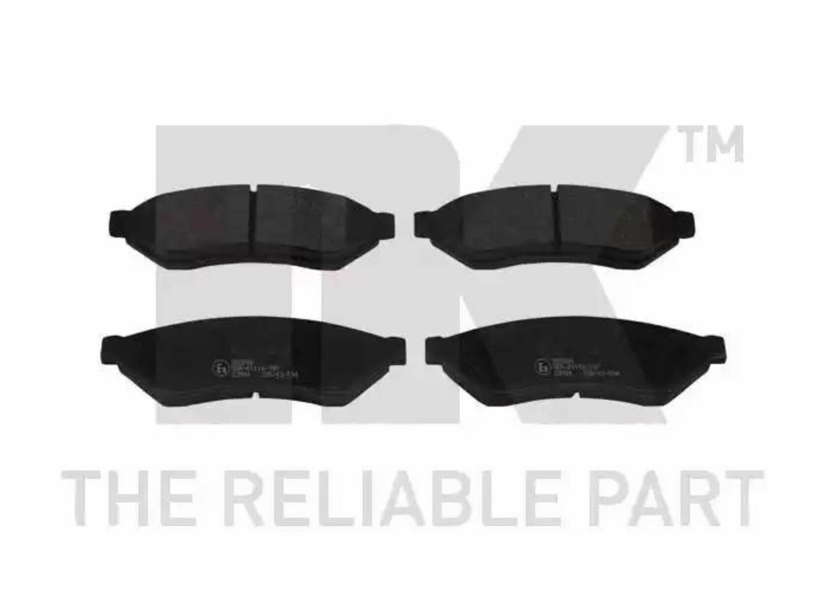 Комплект Тормозных Колодок, Диско(Nk 225006)