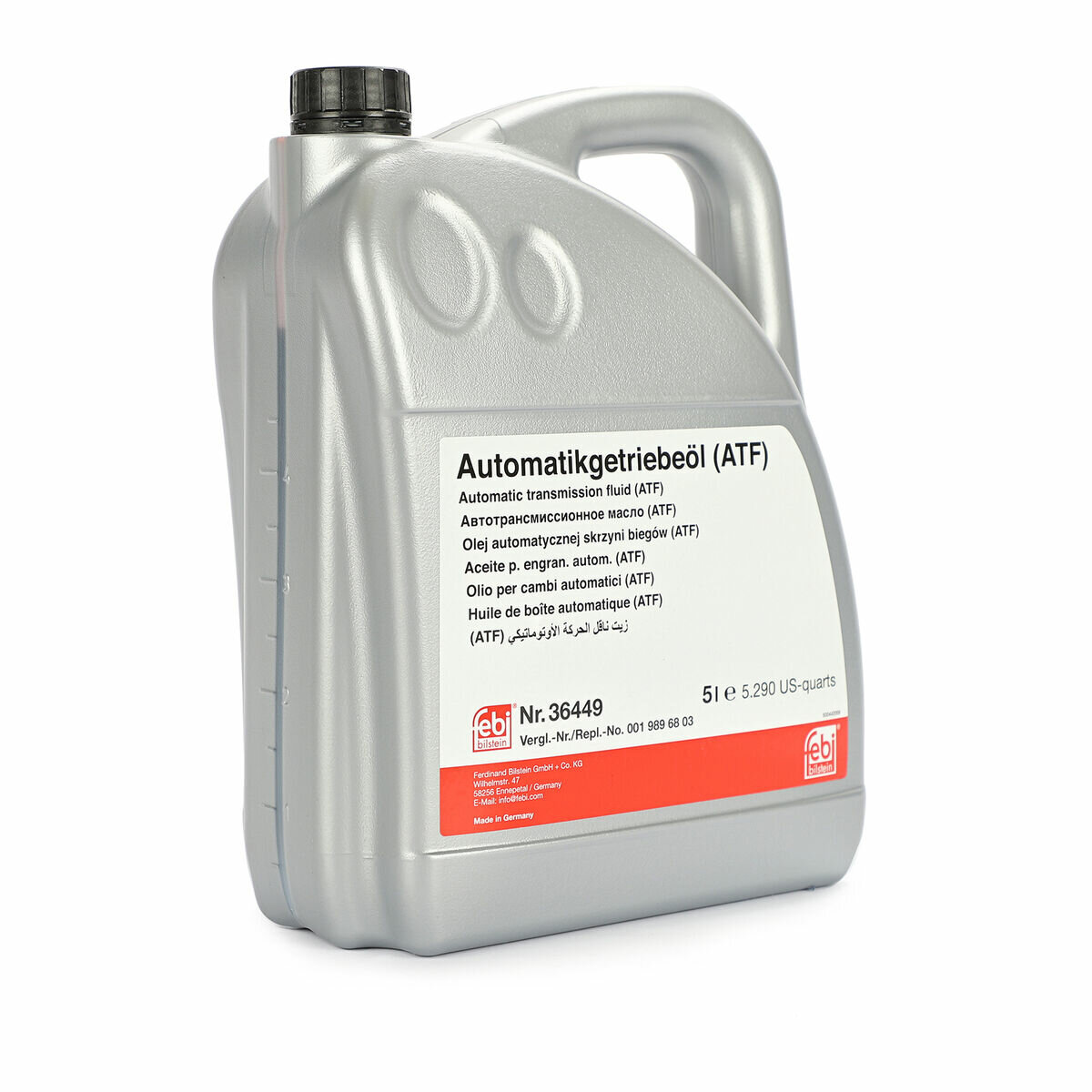 Масло Трансмиссионное Atf Febi 5 Л.(Febi 36449)