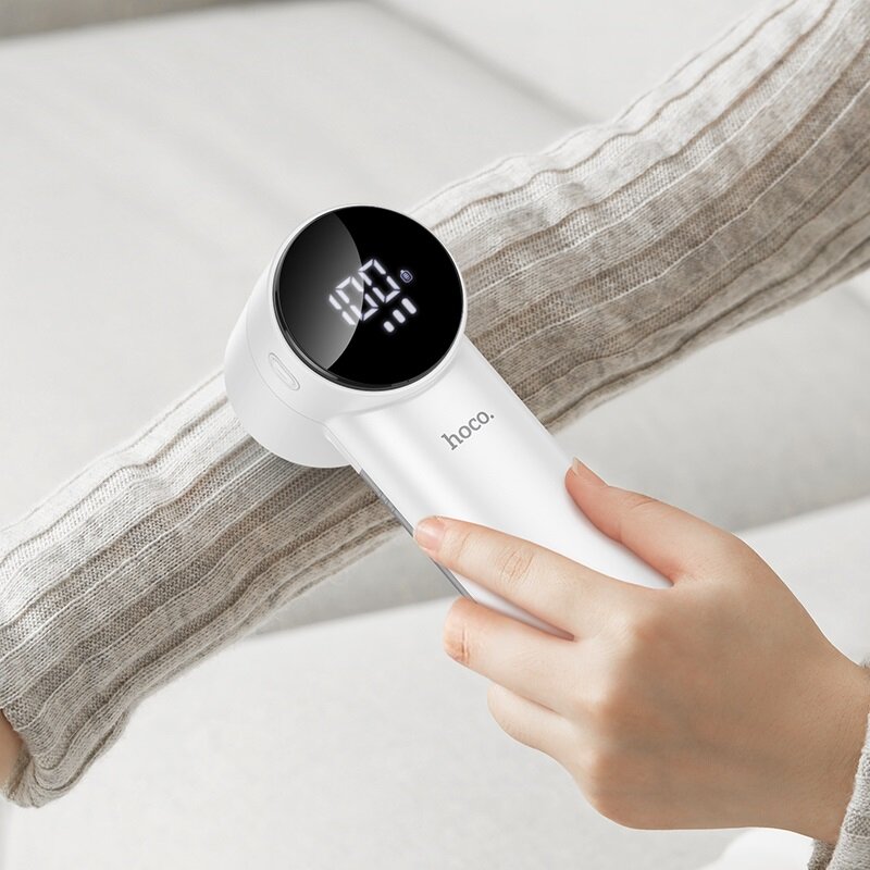 Машинка для удаления катышек Hoco HP70, ABS+Нержавеющая сталь, белая