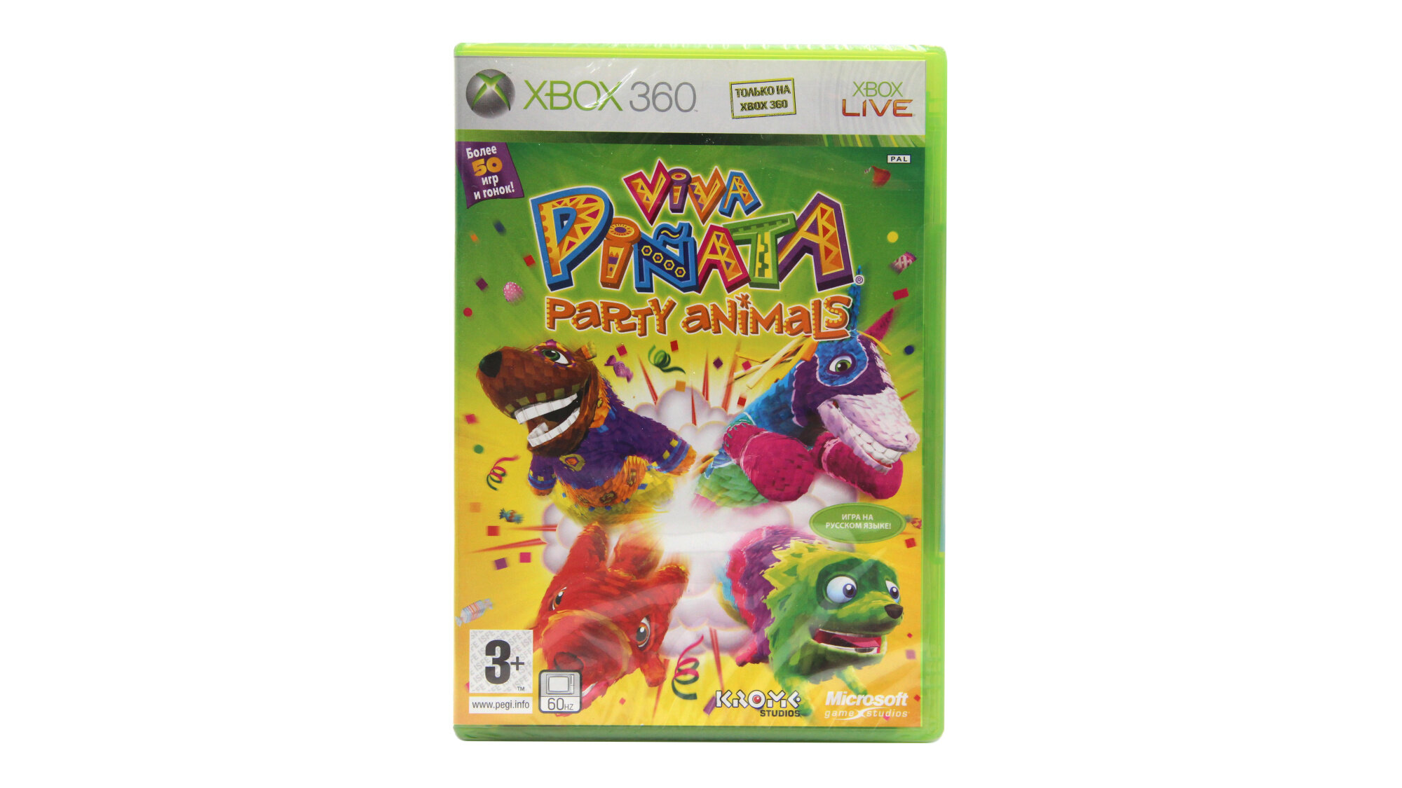 Viva Pinata Party Animals (Xbox 360, новая, полностью на русском языке)