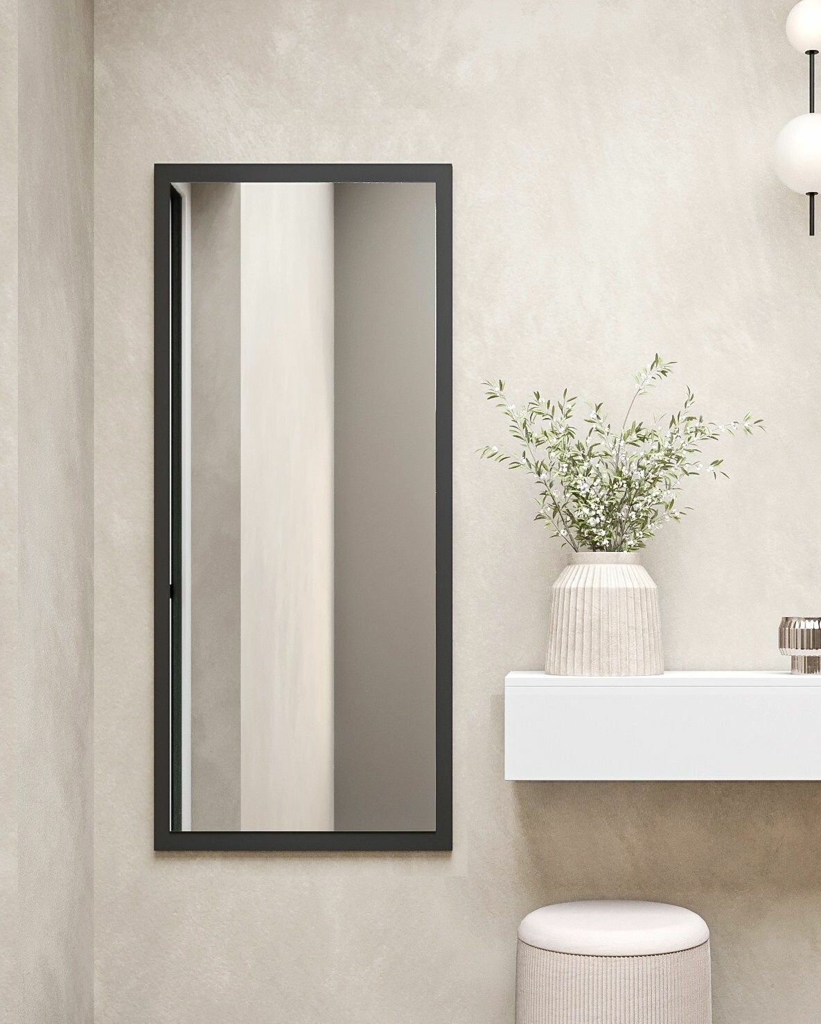 Зеркало прямоугольное на панели ЛДСП