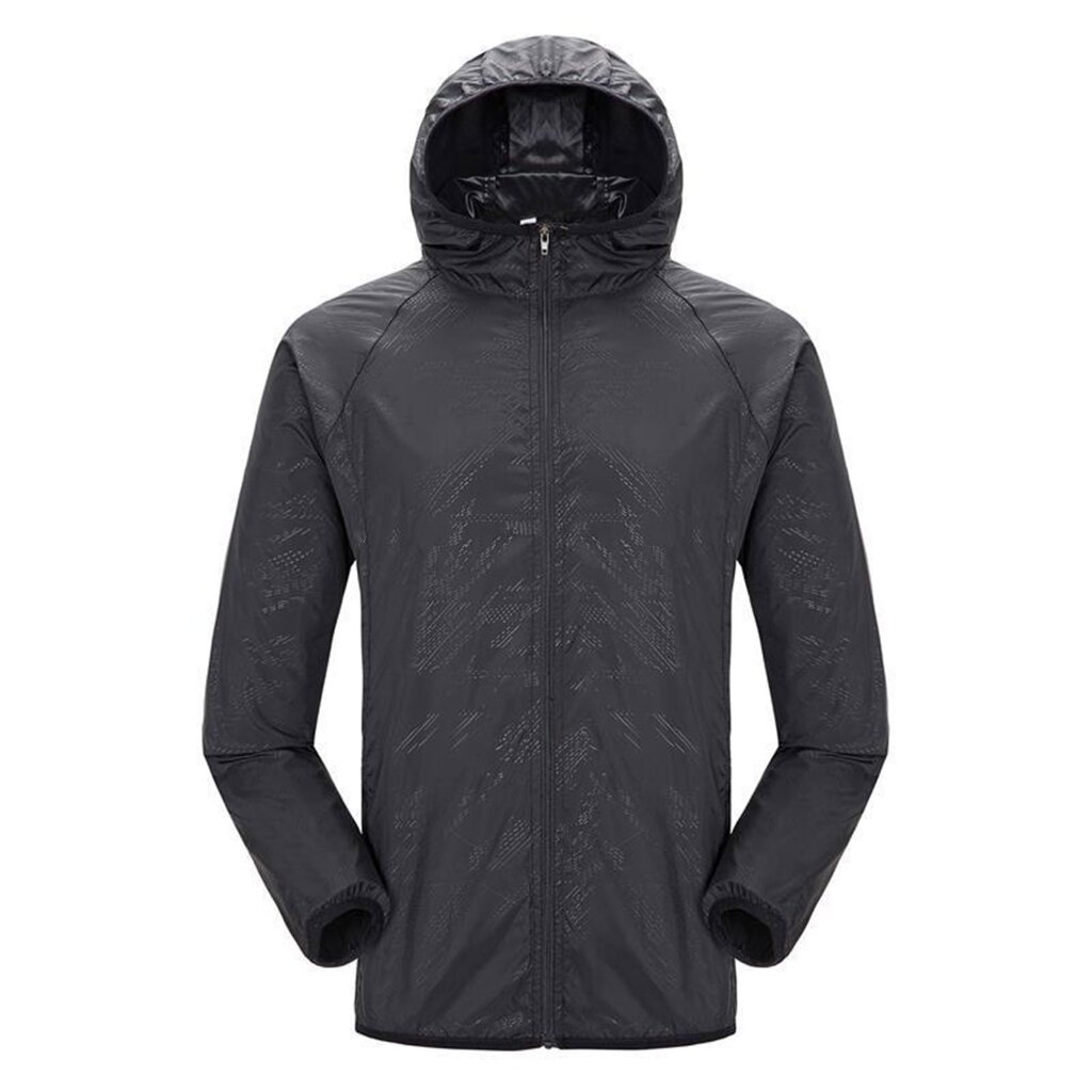 Весенне-летняя мужская и женская солнцезащитная одежда-черный-XXL