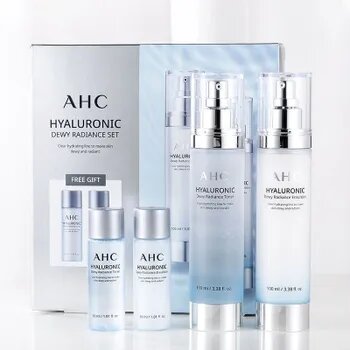 AHC Увлажняющий набор с гиалуроновой кислотой AHC Hyaluronic Dewy Radiance Skin Care Set (4 item)