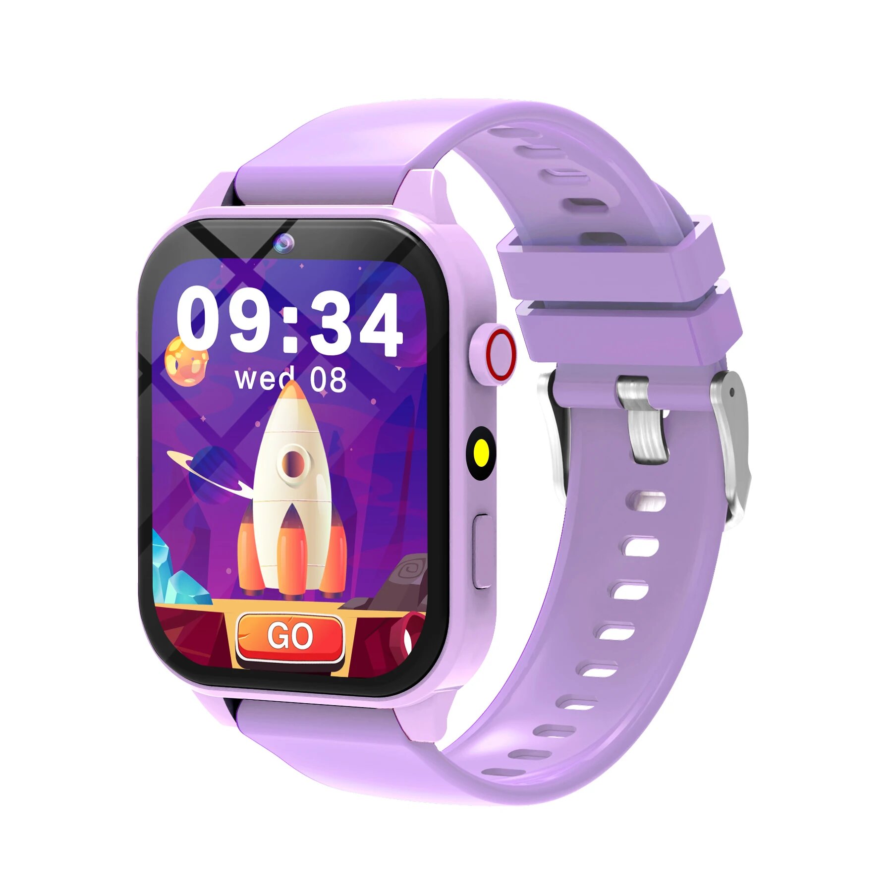 Детские умные часы purple с сенсорным экраном и играми