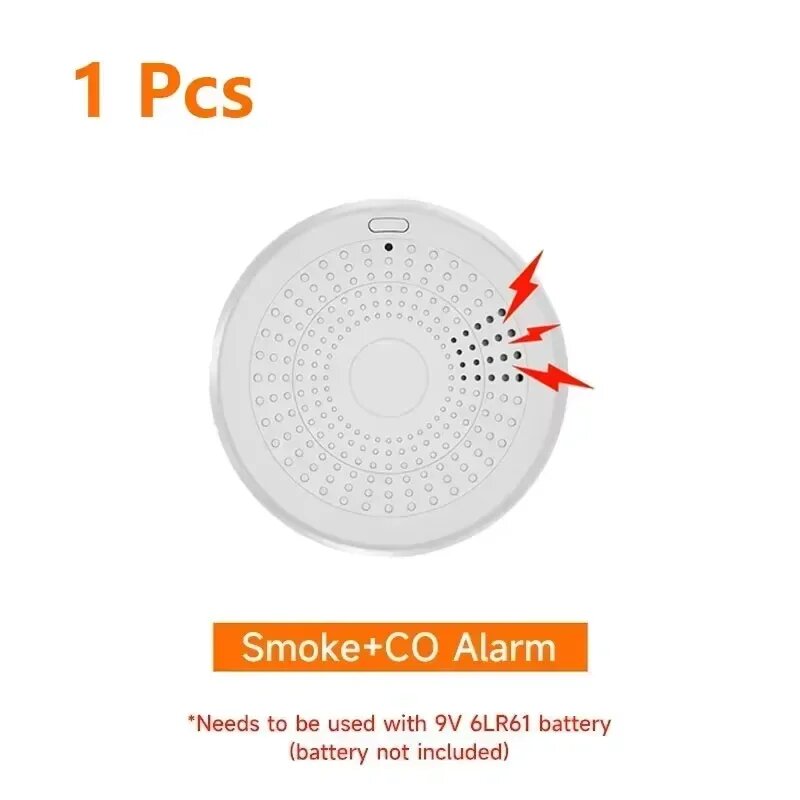 IHseno Wi-Fi датчик дыма и угарного газа WiFi 1PCS