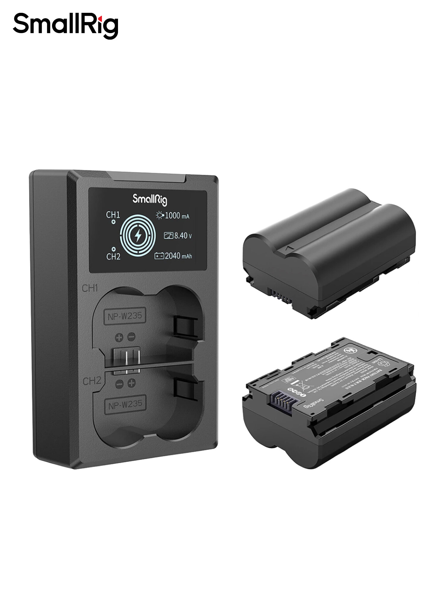 2 аккумулятора NP-W235 + зарядное устройство SmallRig 3822