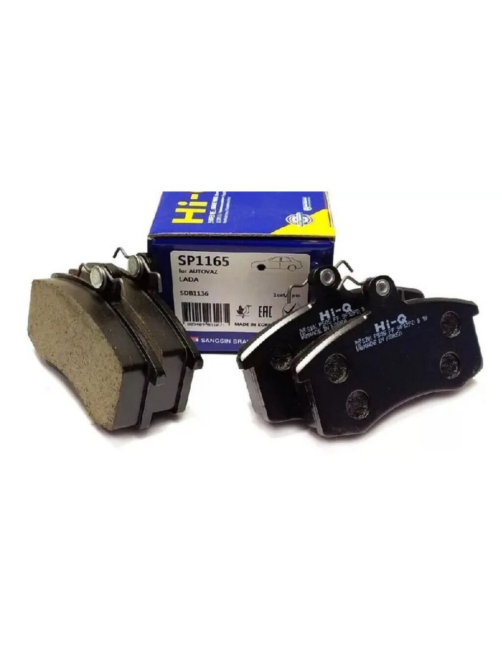 Колодки дисковые передние Sangsin SP1165