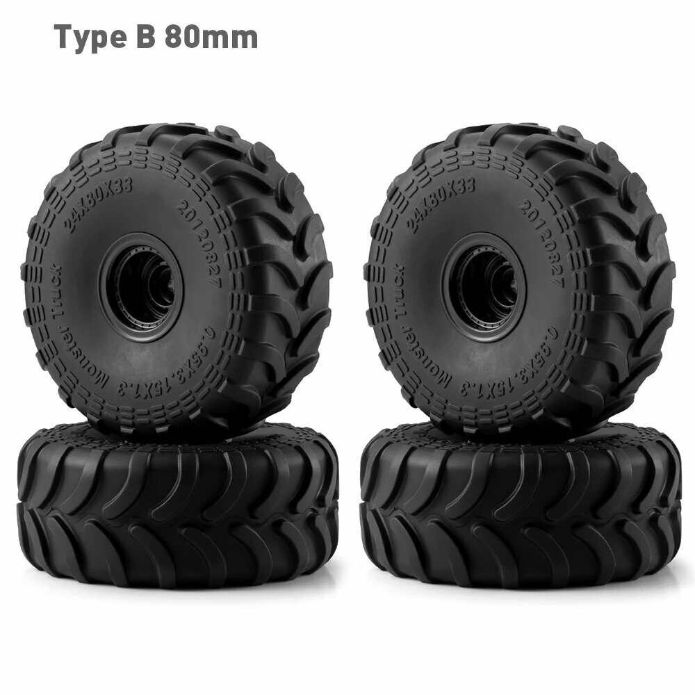 AXSPEED Пластиковые колёса 69/80 мм 4 шт. для RC автомобилей Type B 4Pcs