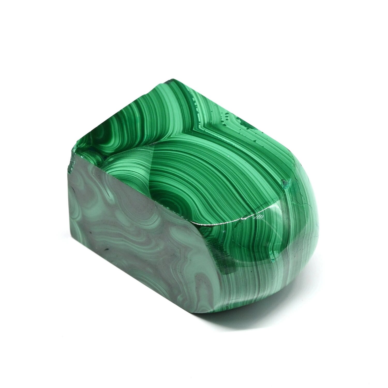 Малахитовый кристалл "Стелла" 34*23*18мм, 51г .