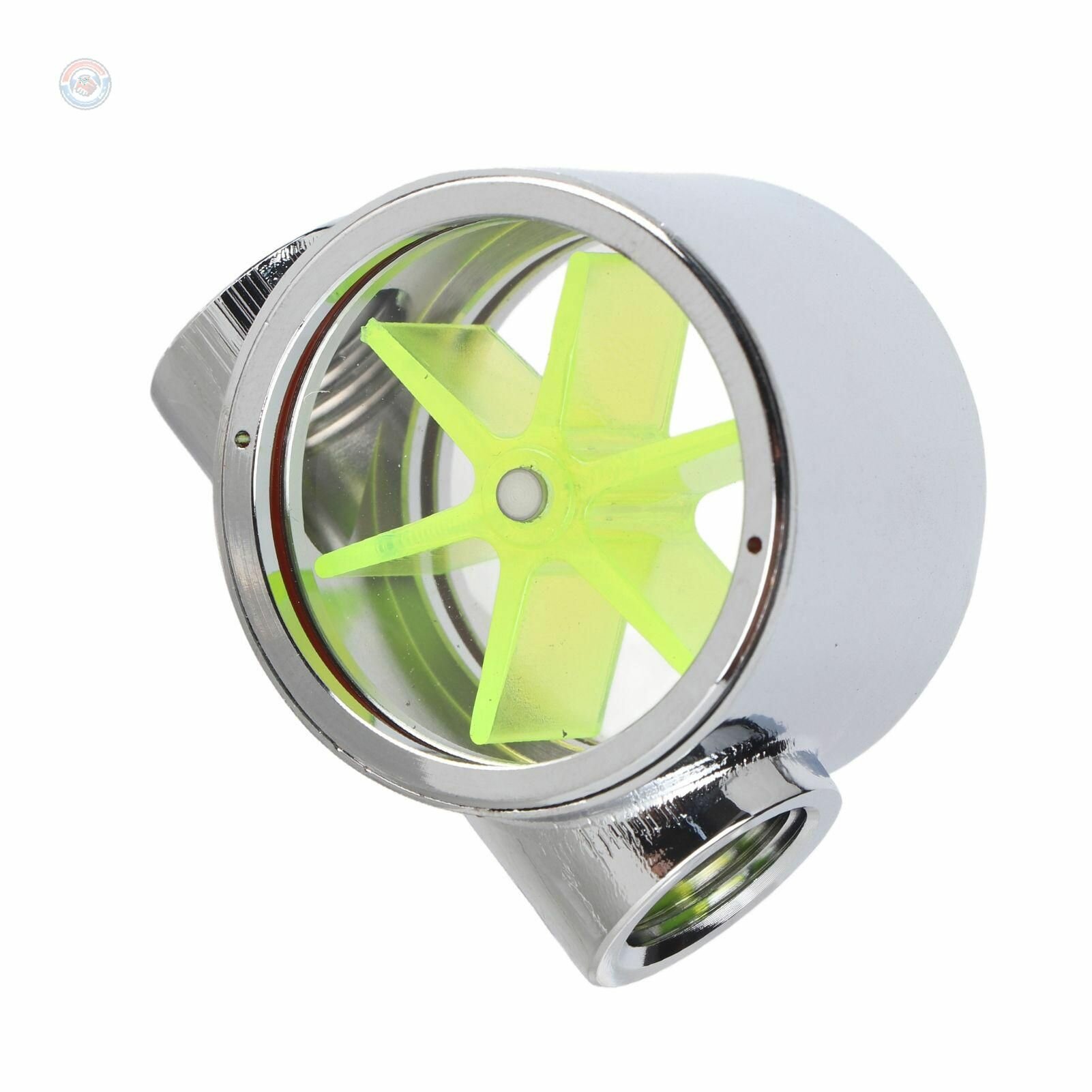 Индикатор потока воды для систем водяного охлаждения ПК зелёный визуальный датчик потока G1/4 крыльчатка для контроля насоса и защиты от перегрева