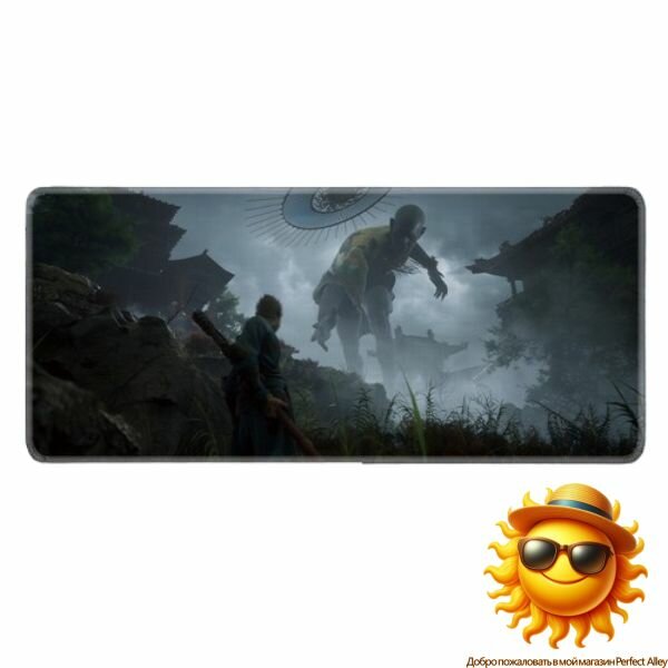 Коврик для мыши, Black Myth Wukong, Клавиатура, Офис, Игры