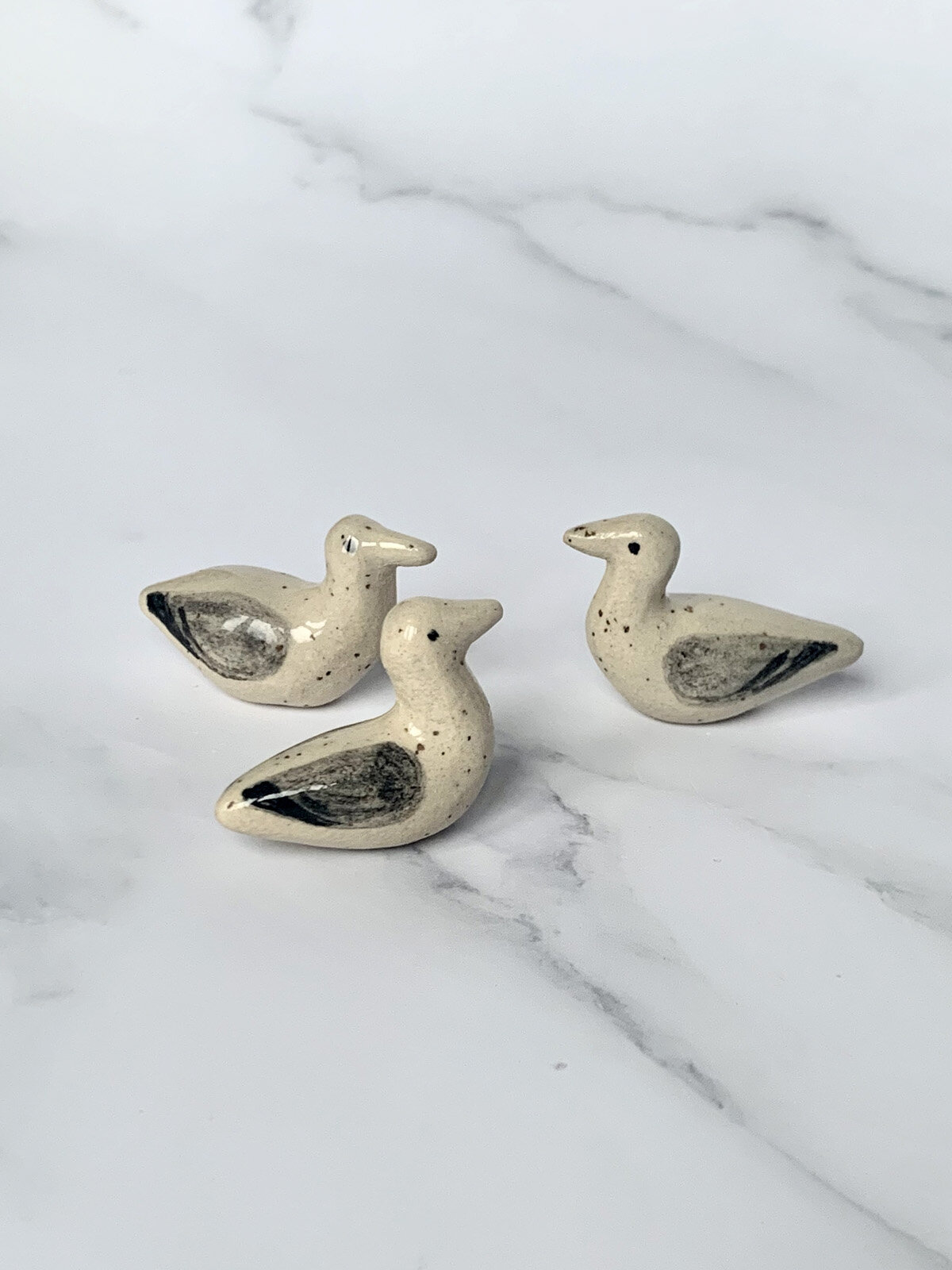 Чайка фигурка керамическая