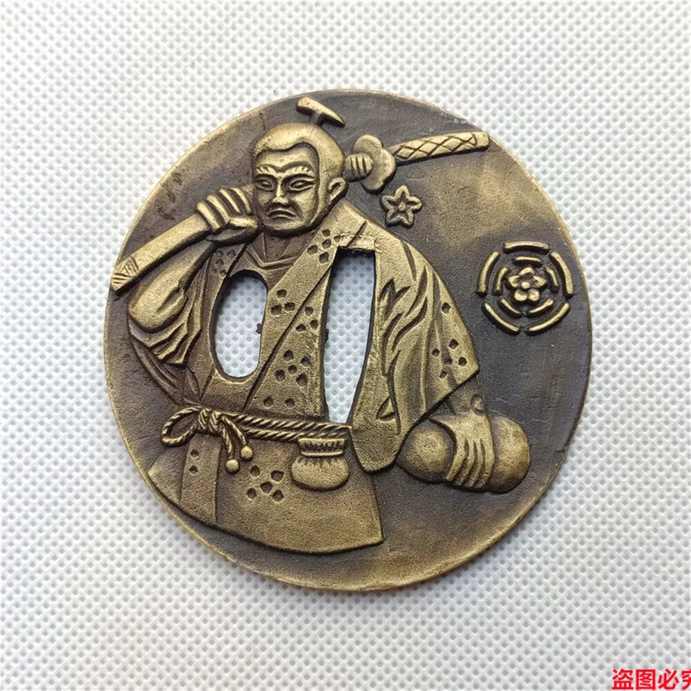 Цуба из сплава HGF-SS для катаны T-17