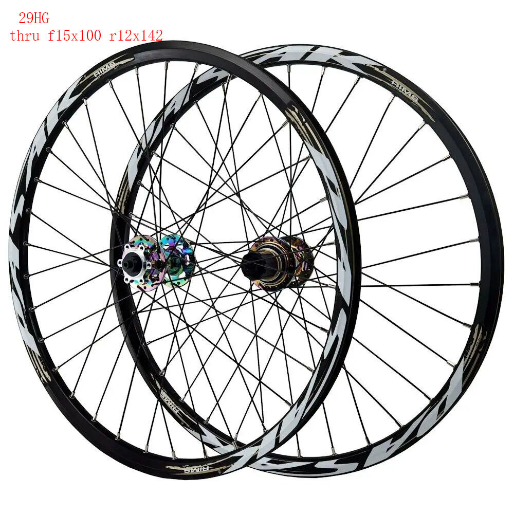 Колеса PASAK HB08/P19 MTB 29inch, dazzl hub gray, HG, thru f15x100r12x142