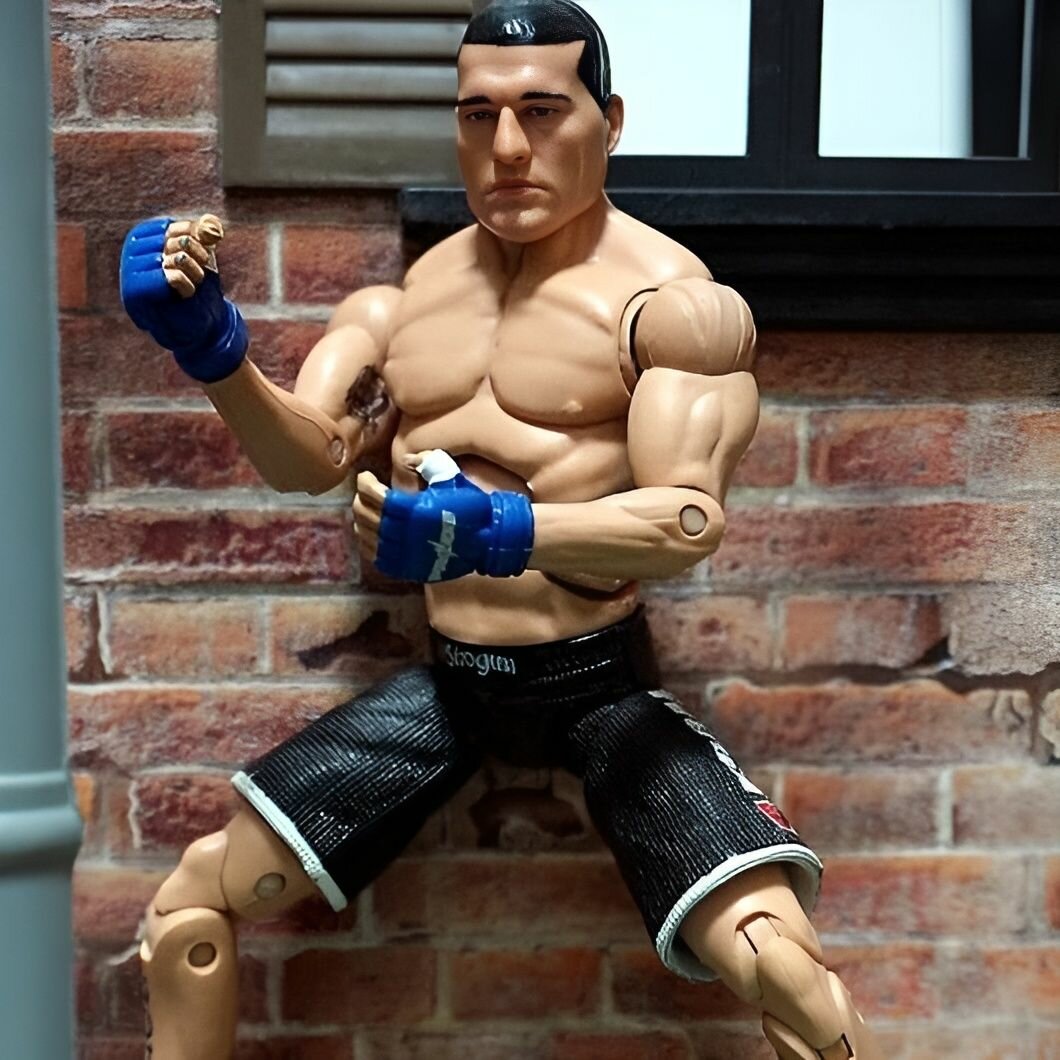 Экшн-фигурка борец UFC, Двухместный боевой костюм, 1 шт. (20см, пакет)