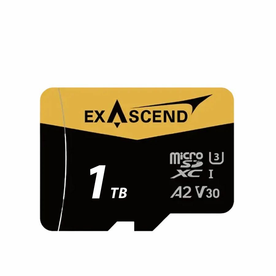 Карта памяти Exascend Catalyst UHS-I microSD V30 1TB + адаптер SD