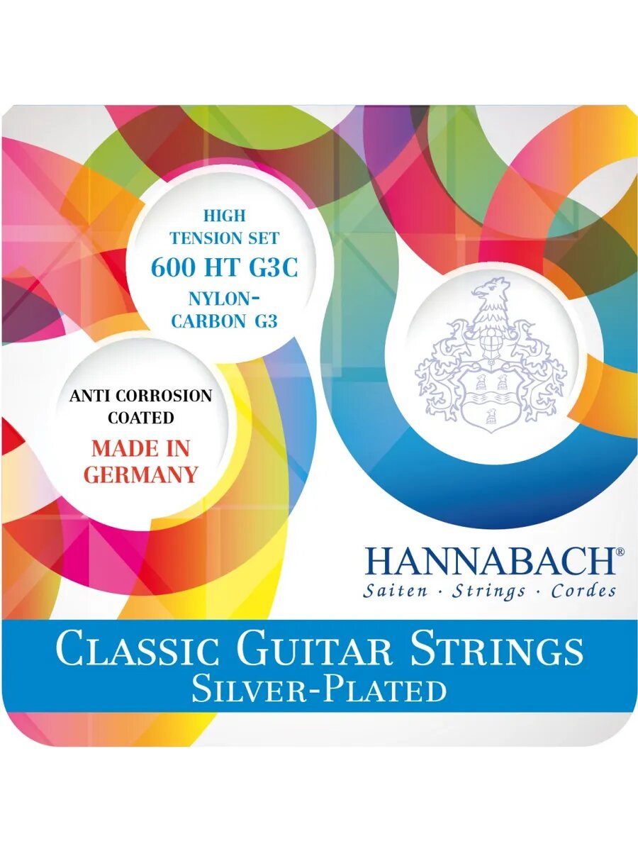 Струны для классических гитар 600HT-G3C Silver-Plated