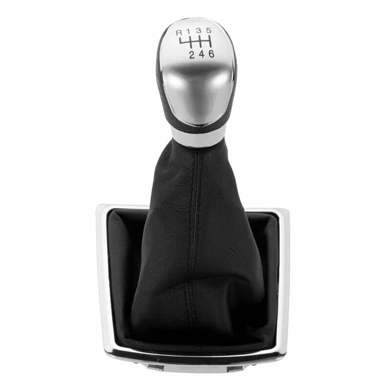 Новинка 5 6-Скоростной ручной рычаг переключения передач Чехол для Ford Focus 2 MK2 FL C-MAX 2006-2011 MK3 MK4 MK7 Galaxy Silver 6 thread