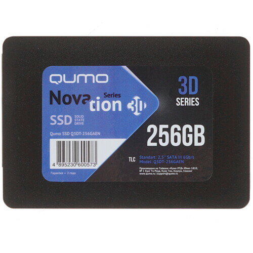 SSD накопитель QUMO Q3DT-256GAEN