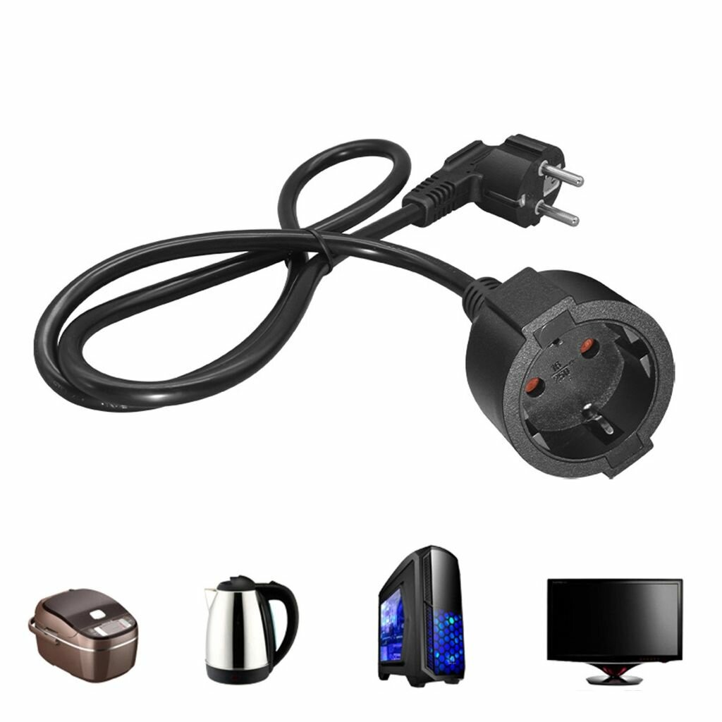 Кабель питания Euro 4,8 мм H05VV F3G1,5 230В 16А