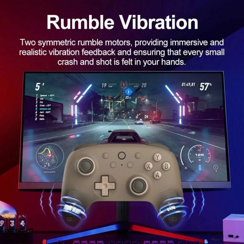 Геймпад 8BitDO Ultimate 2C, эффект Холла, совместимость с Windows 10, Steam, Raspberry Pi и Android