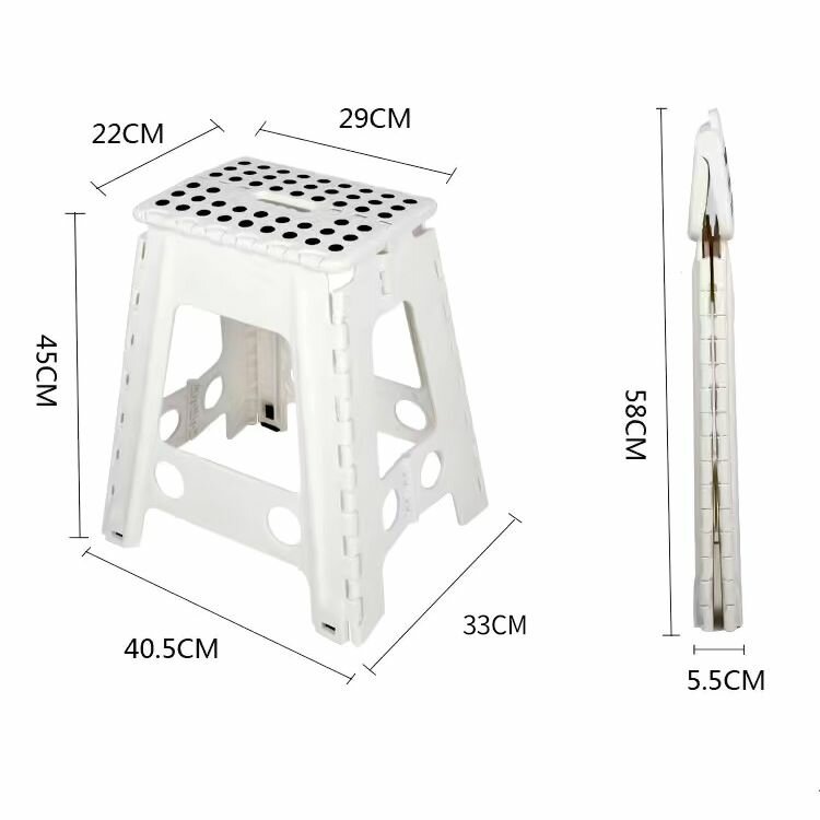 Складной табурет, портативный и практичный маленький табурет