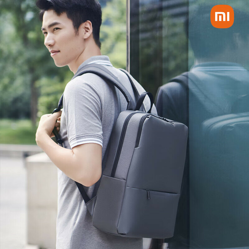 Рюкзак Xiaomi (MI) Classic Business Backpack, Simple Business Laptop Backpack, Unisex Student Schoolbag, Dark gray