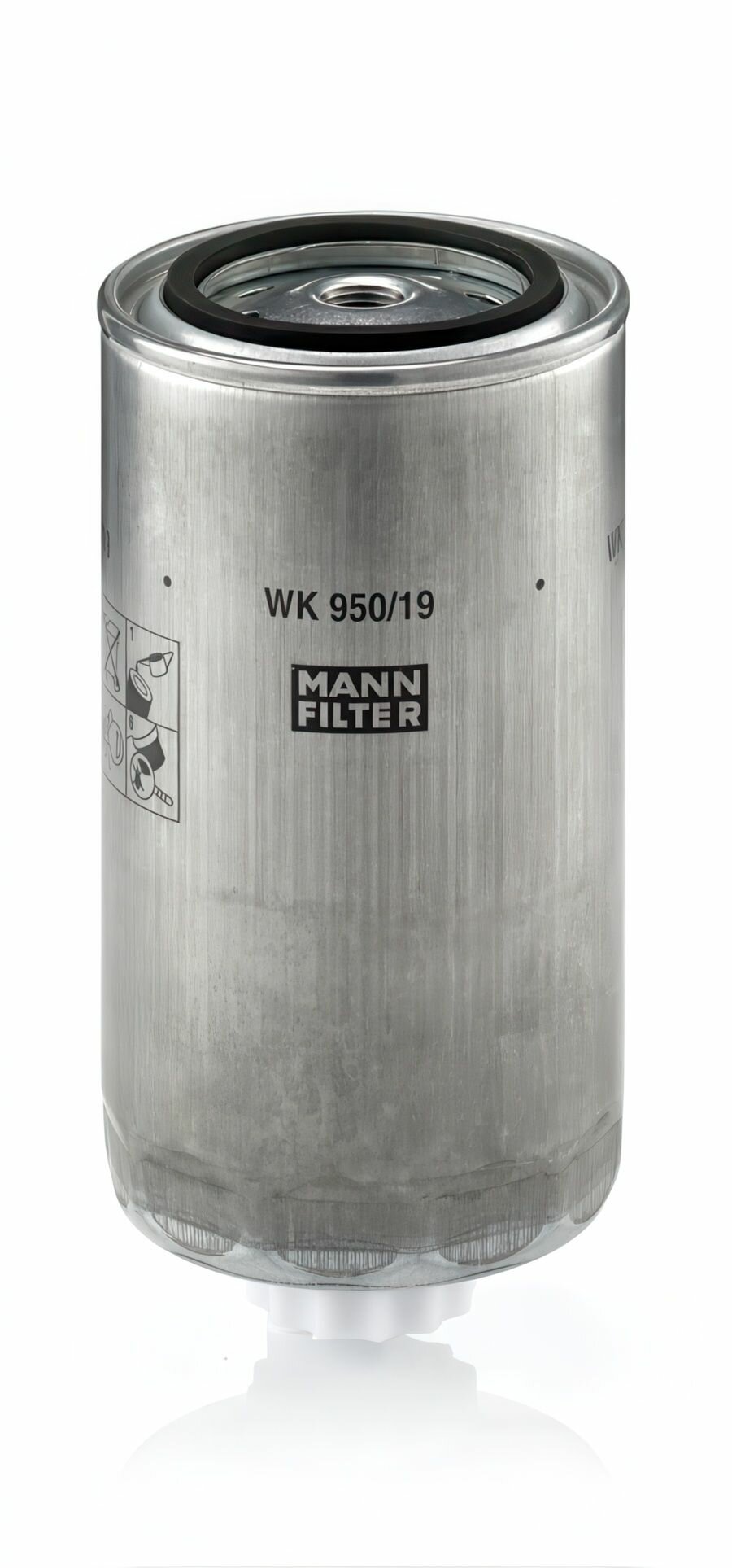 Фильтр топливный (96(62 72)x196 M16x1.5). Артикул WK95019 Производитель MANN-FILTER.