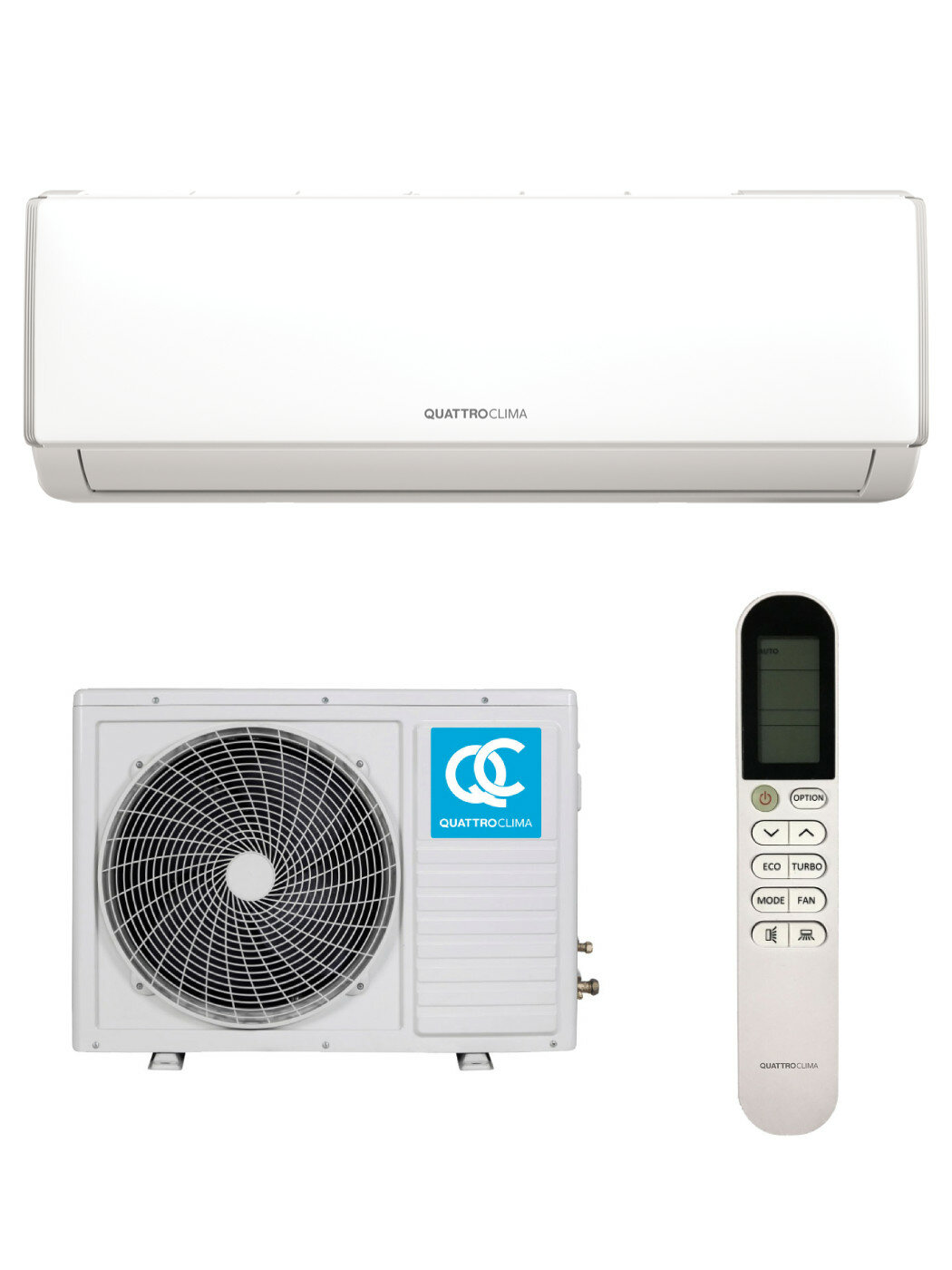 Кондиционер QUATTROCLIMA QV-BE07WD/QN-BE07WD серии Bergamo (комплект)