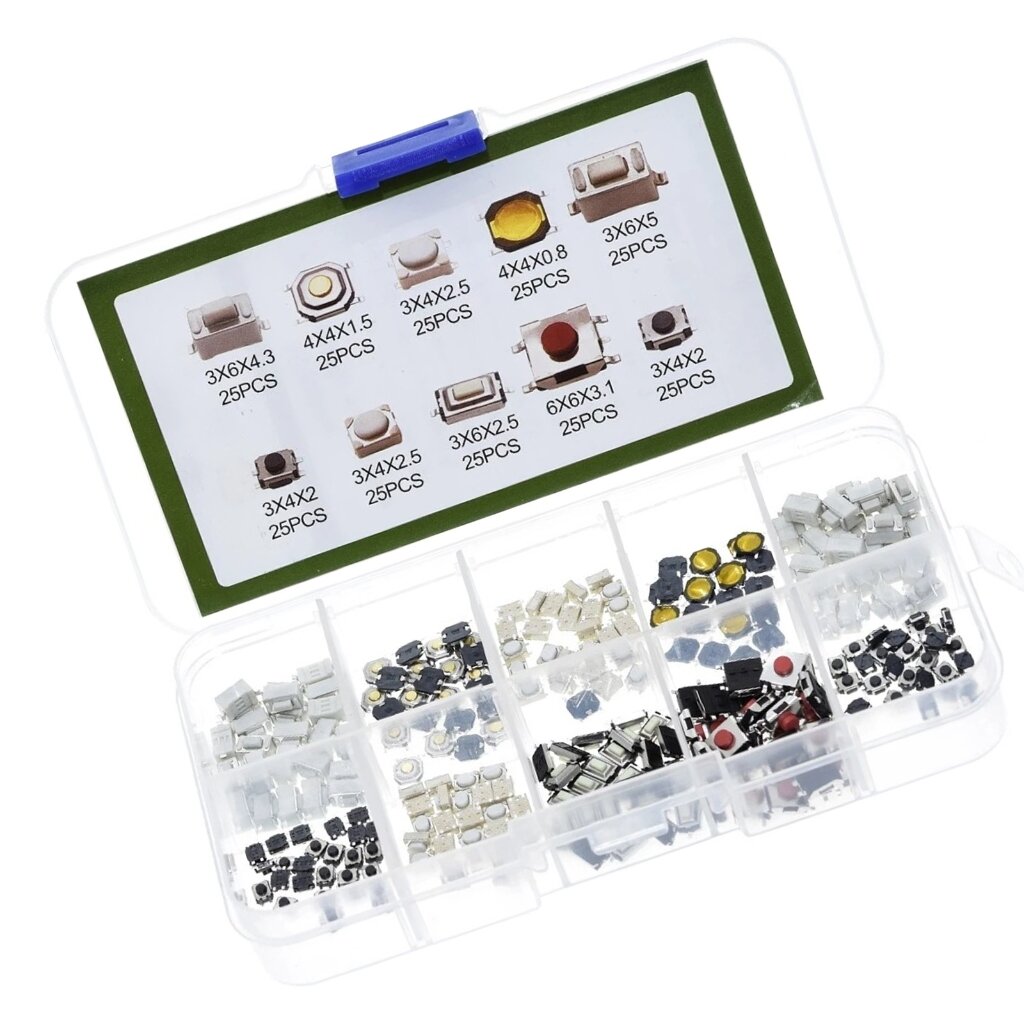 1 коробка 250ШТ тактового переключателя