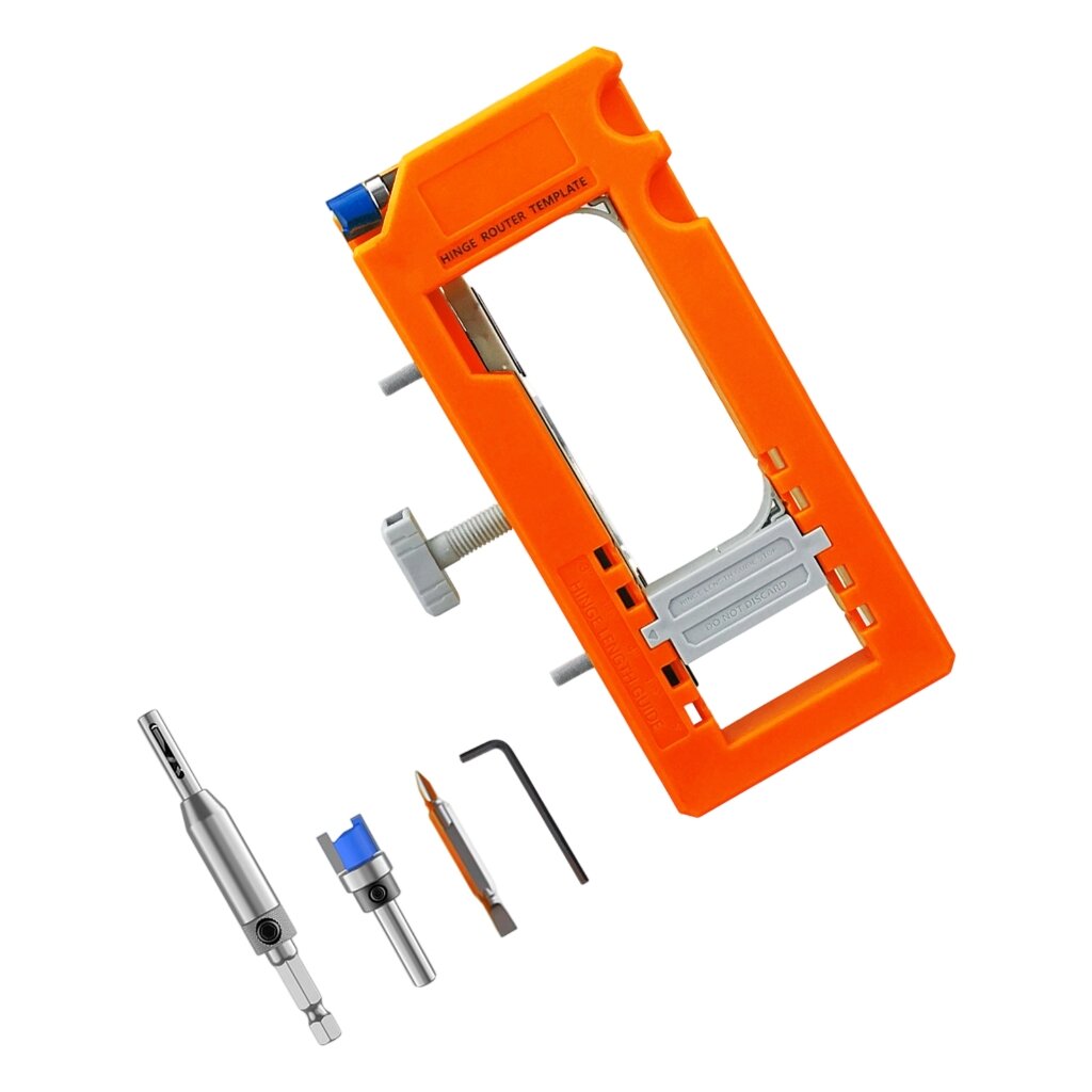 Приспособление для Дверных Петель, Врезное Устройство для Дверных Петель, Шаблон Фрезы для Дверных Петель длиной от 3 ” до 5” Разного Размера