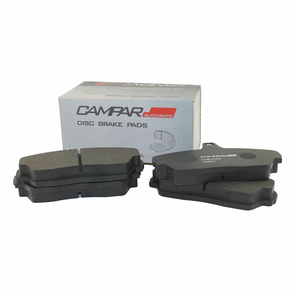 CAMPAR AUTOPARTS Колодка тормоза переднего совместима с ГАЗель, Волга (к-т 4 шт.) арт. CMP4254 (3302-3501090)