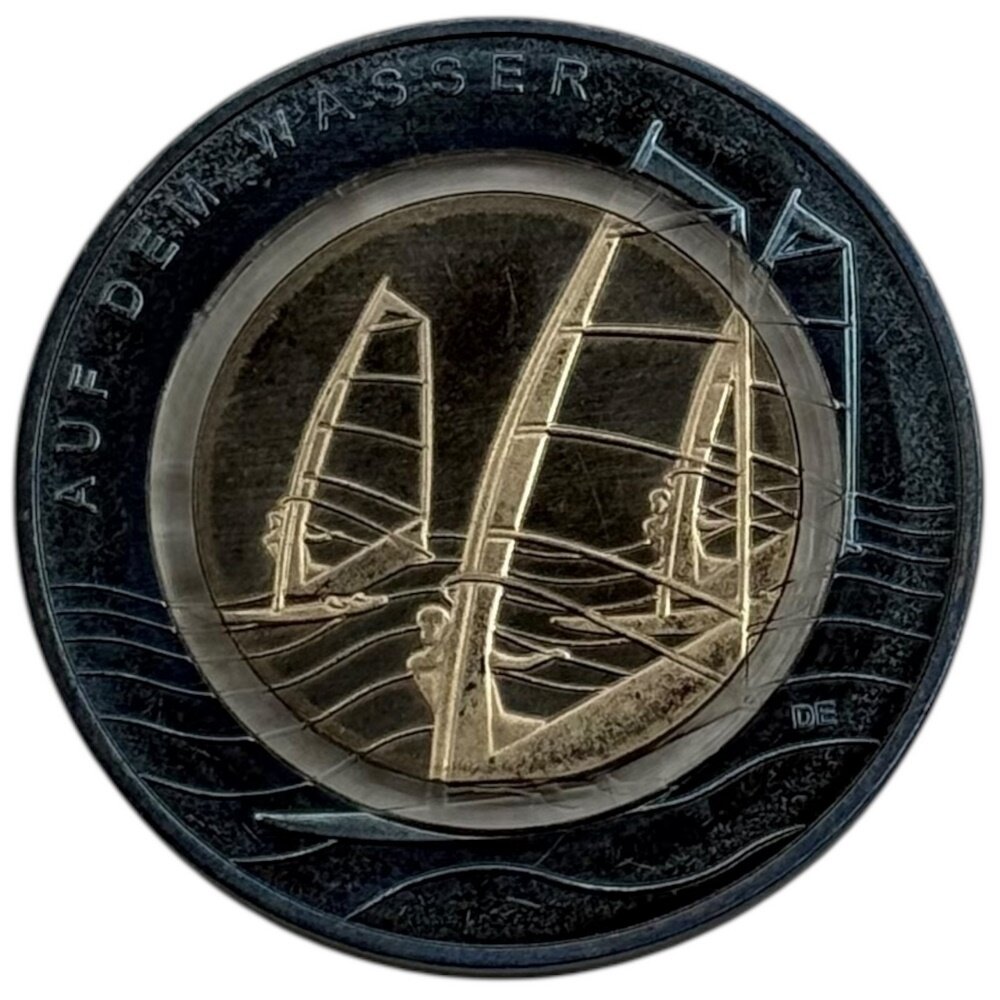 ФРГ (Германия) 10 евро 2021 г. (Воздух в движении - На воде) (F)