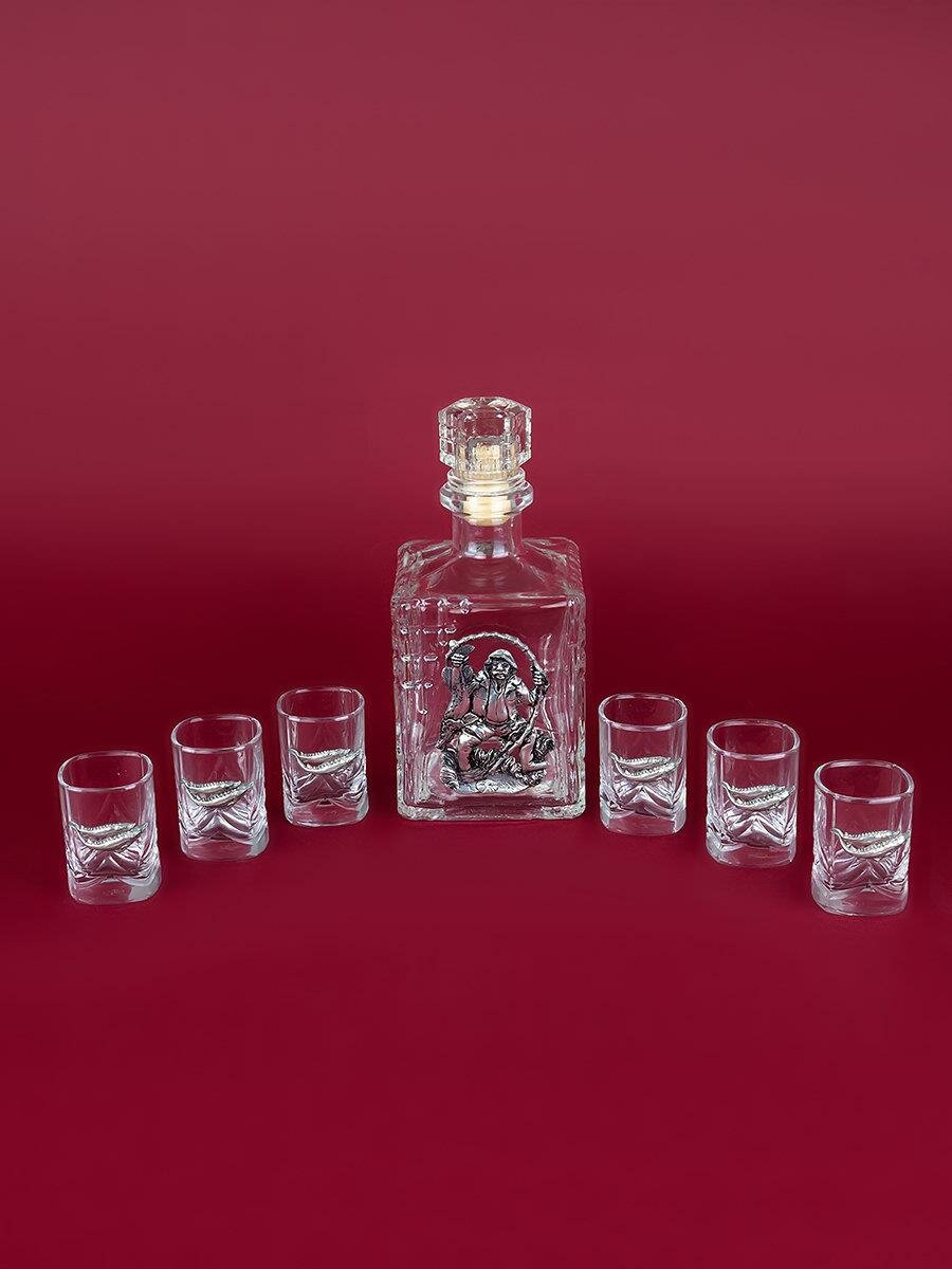 Набор для водки со штофом Рыбацкий